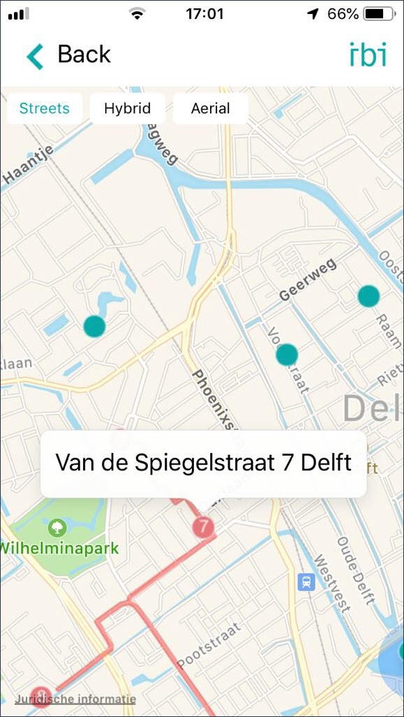 Overview map - See the overview of a route | IBI App